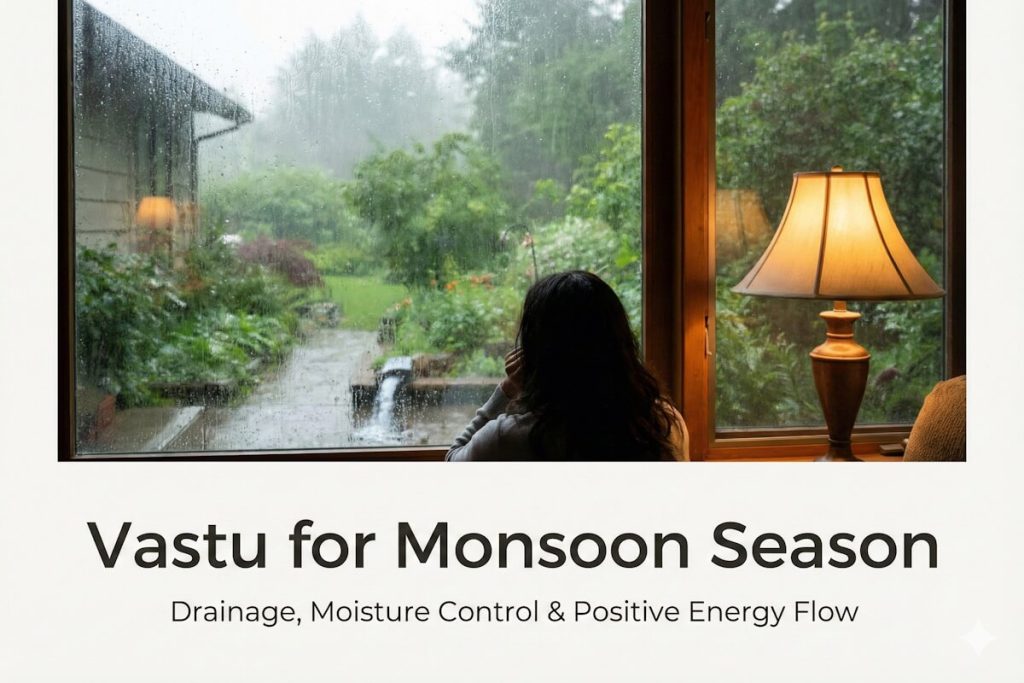 Vastu Tips for Monsoon: Drainage, Moisture & Energy Flow